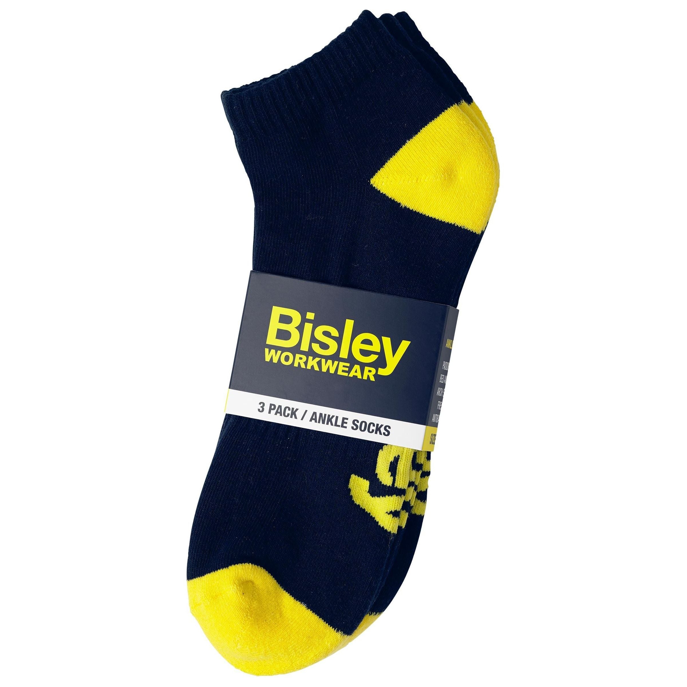 Bisley Ankle Sock (3X Pack) - BSX7215